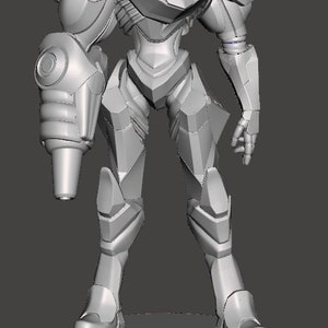 Samus 3D Printed Statue Painted or Garage/model Kit - Etsy