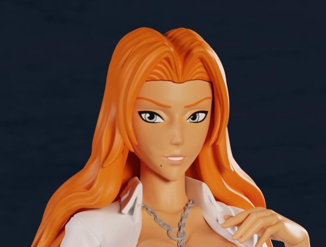 Rangiku 3D Printed Statue Painted or Garage/model Kit - Etsy UK