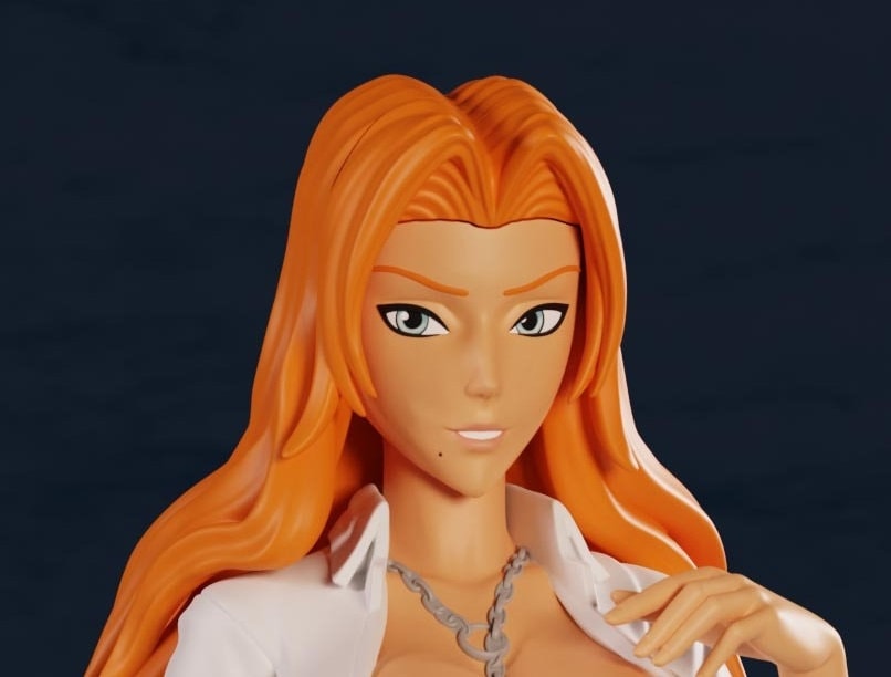Rangiku 3D Printed Statue Painted or Garage/model Kit - Etsy