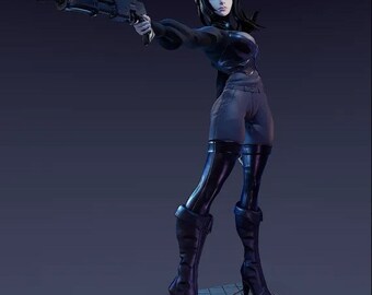 Helen Parr 3D Printed Statue Painted or Garage/model Kit Designed by ...