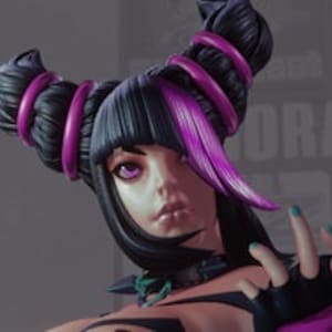 Juri boss Version 3D Printed Statue Painted or Garage/model Kit ...