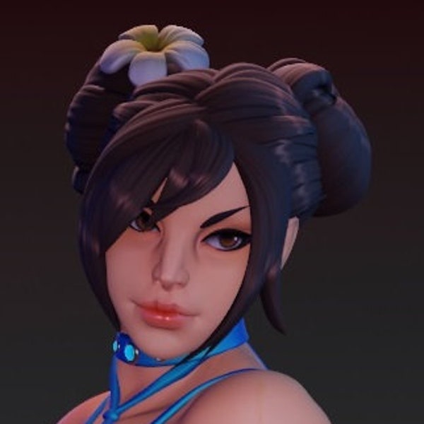 3d Model Chun Li - Etsy