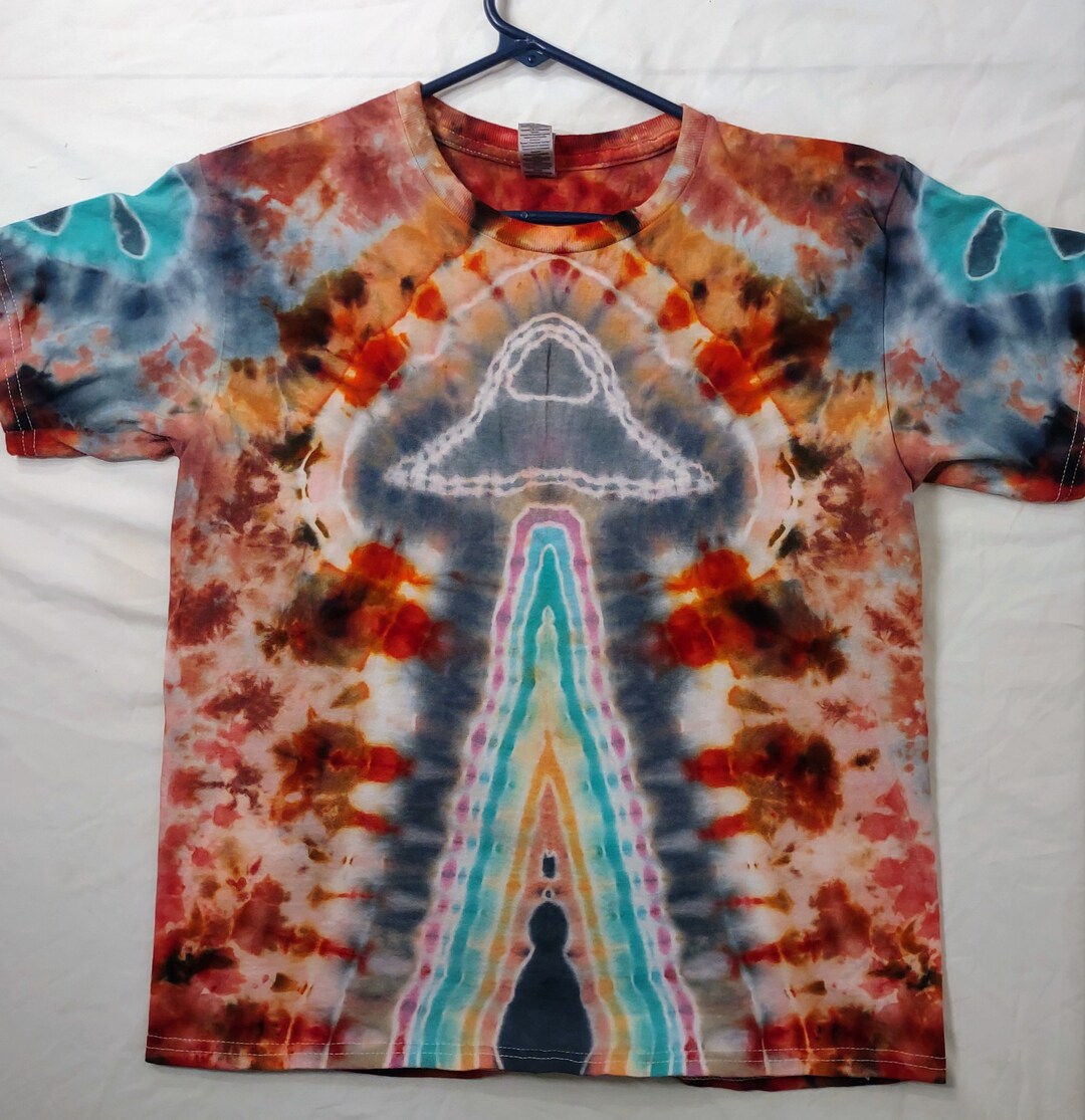 Youth L UFO Complex Scrunch Ice Dye With Alien Sleeves - Etsy