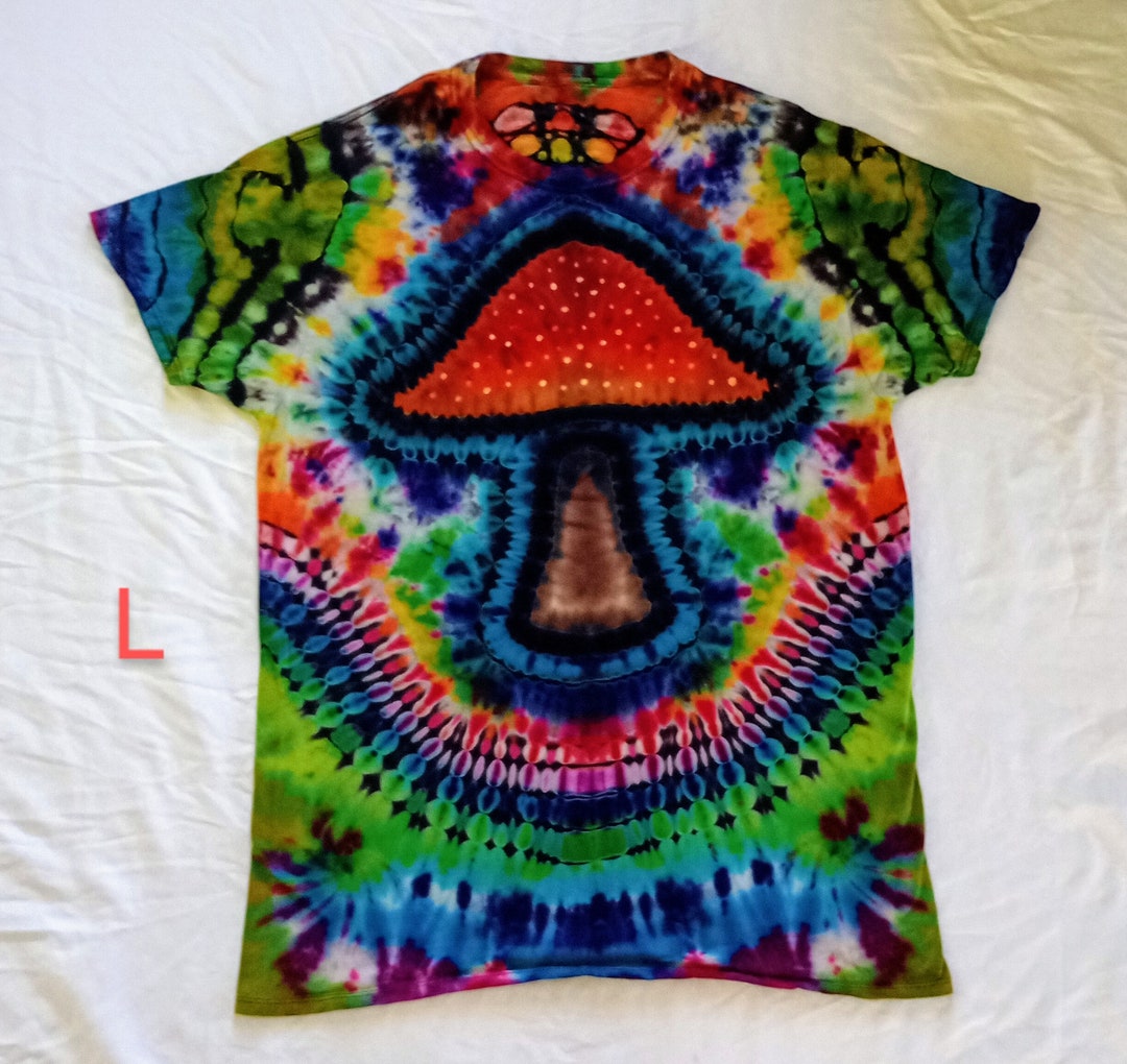 Midnight Mushroom Reverse Dye (large) - Etsy