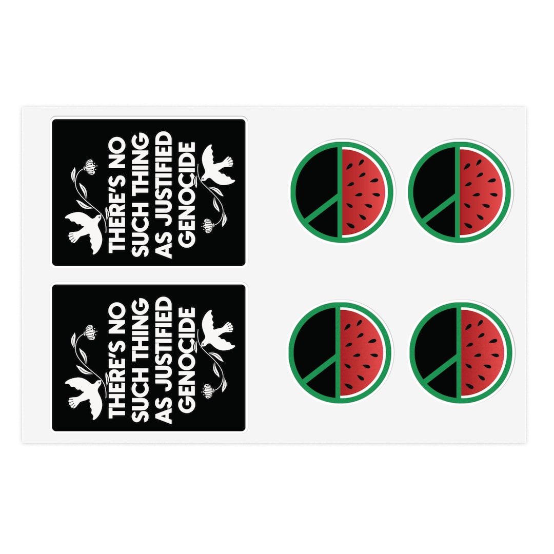 Palestine Solidarity Sticker Sheets / Water-resistant Vinyl / Sales ...