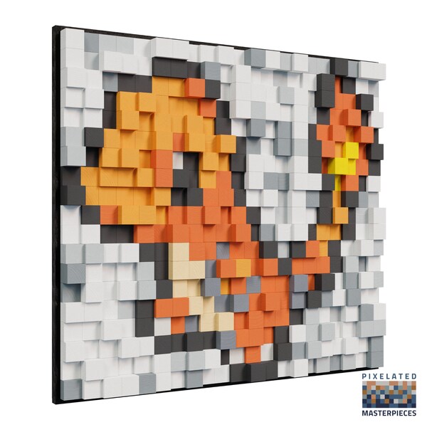 Charmander Pixel Art - Etsy