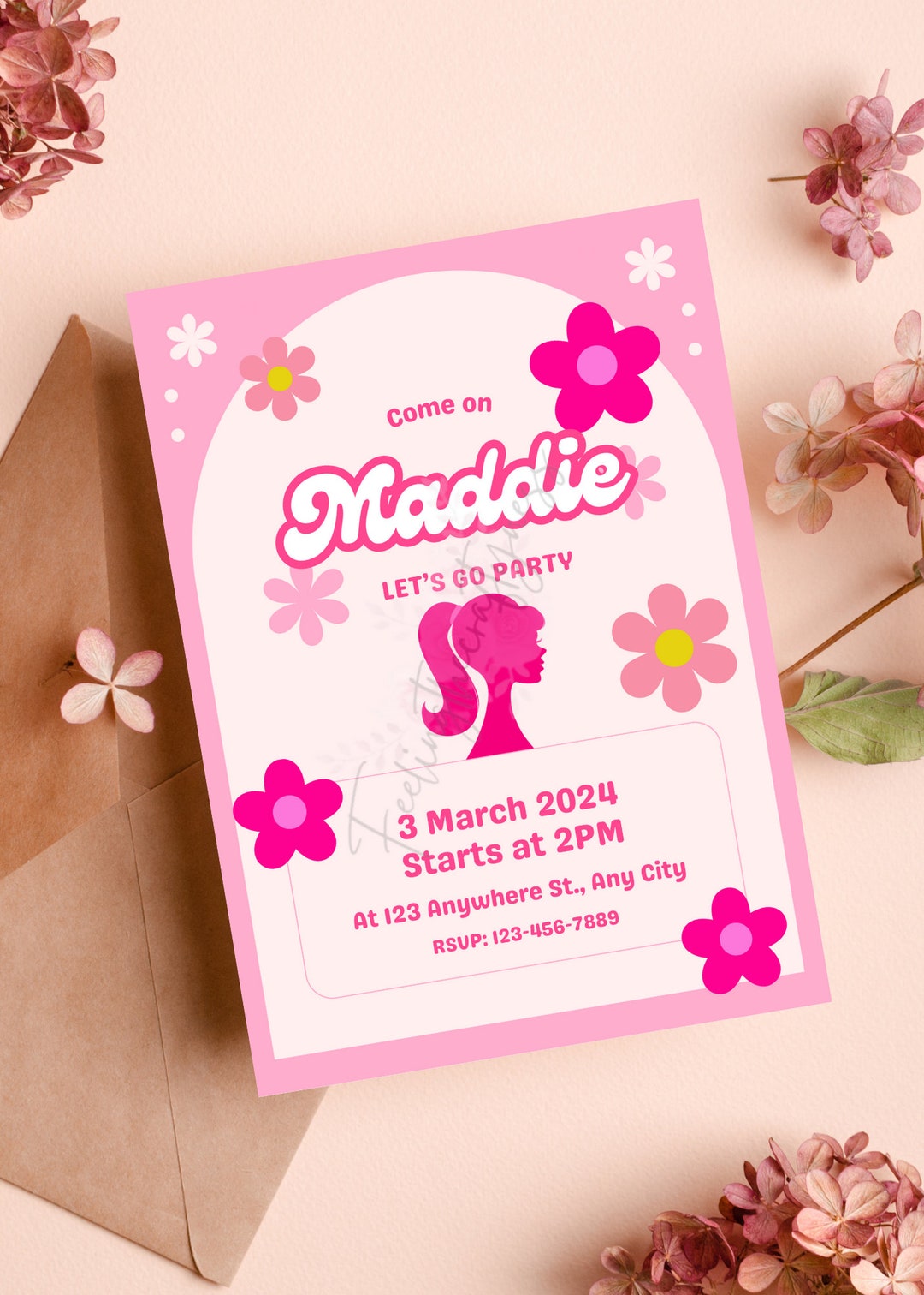 Child Birthday Invitation , Printable Digital Invitation - Etsy