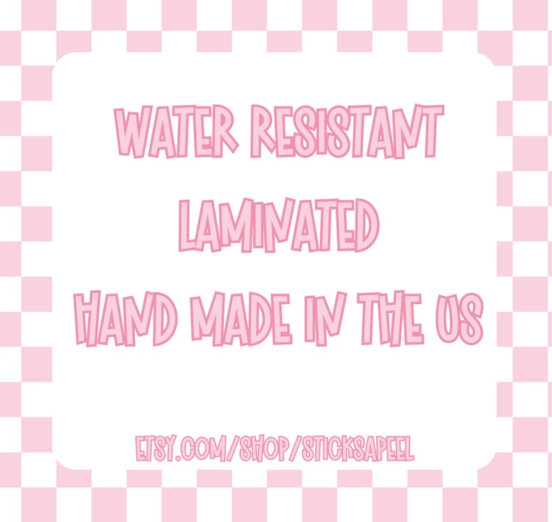 Coquette Pink Bow Sticker Weatherproof Dollcore Water Bottle Decal ...