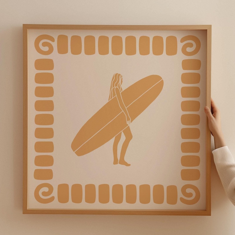 Vintage Surf Print - Etsy