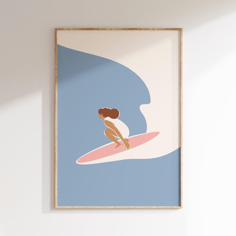 Surf Poster - Etsy