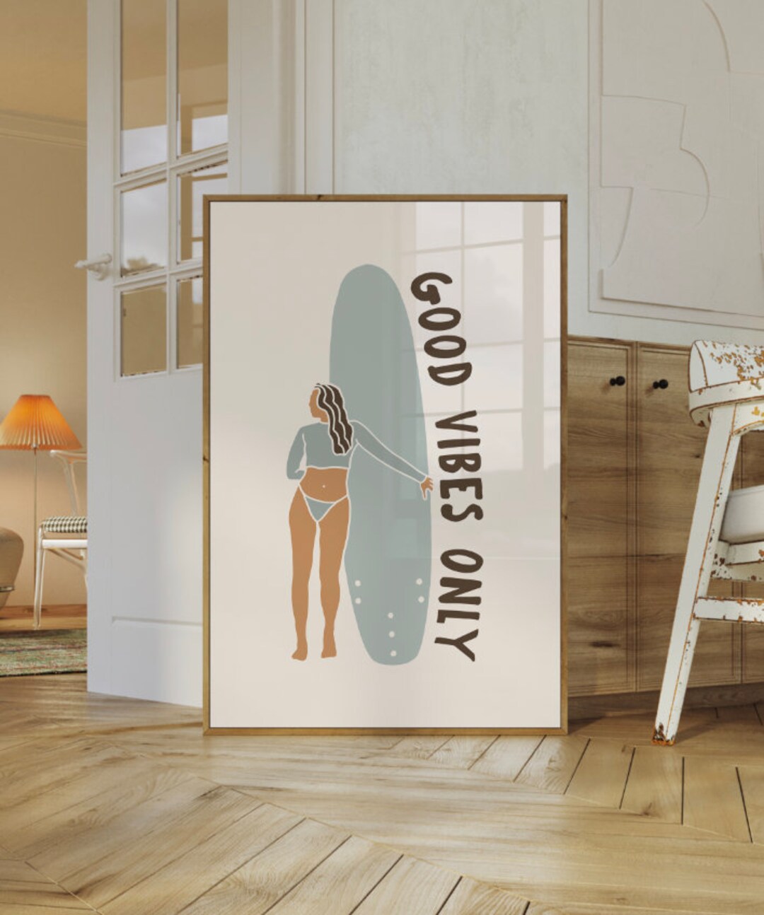 Surf Wall Art, Surf Print, Surf Posters, Surf Boho Print, Surfer Boho ...