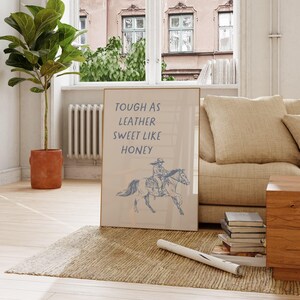 Cowboy Quote Print Western Art Print Horseback Riding Poster Vintage ...