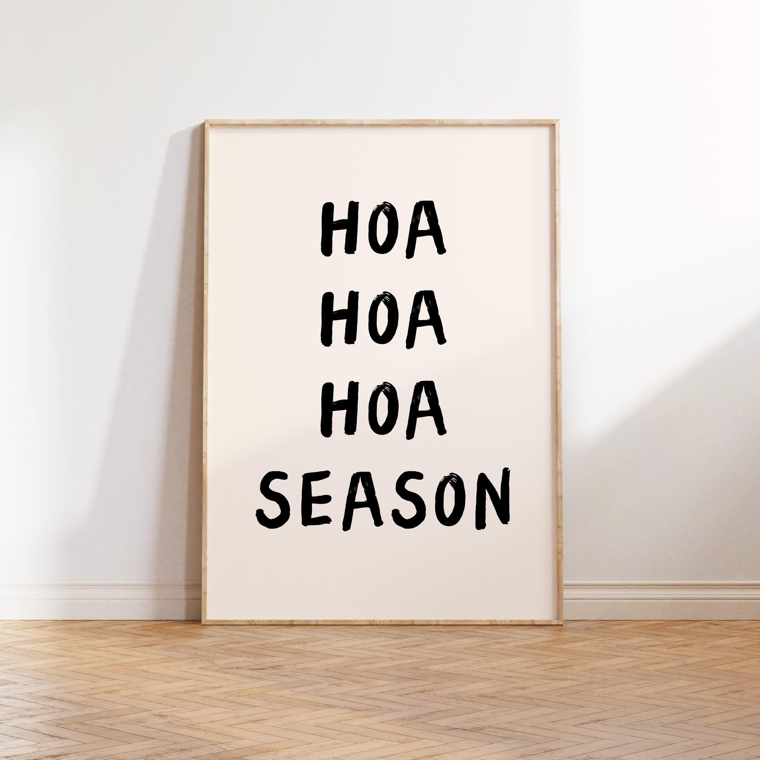 Hoa Hoa Hoa Print Twilight Funny Wall Art Twilight Gift Minimalist ...