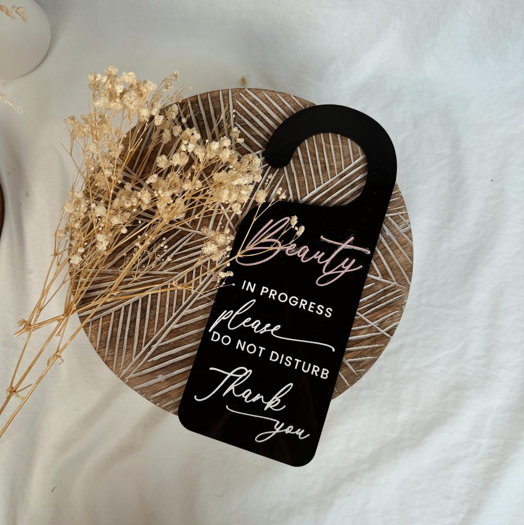 3D Custom Do Not Disturb Door Sign, Engraving Treatment Room Sign ...