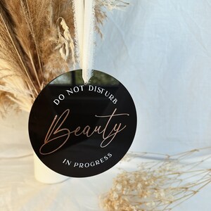Beauty Salon Do Not Disturb Door Sign, Treatment Room Sign, Beauty ...