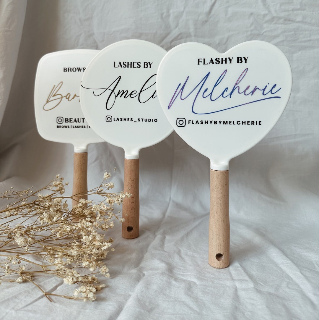 Lash and Brow Mirror Prop, Lash Artist Custom Mirror Gift, Salon Decor ...