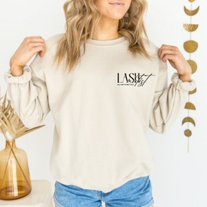 Lash Artist Sweatshirt, Eyelash Artist Grad Gift, Women Lash Boss Tee ...