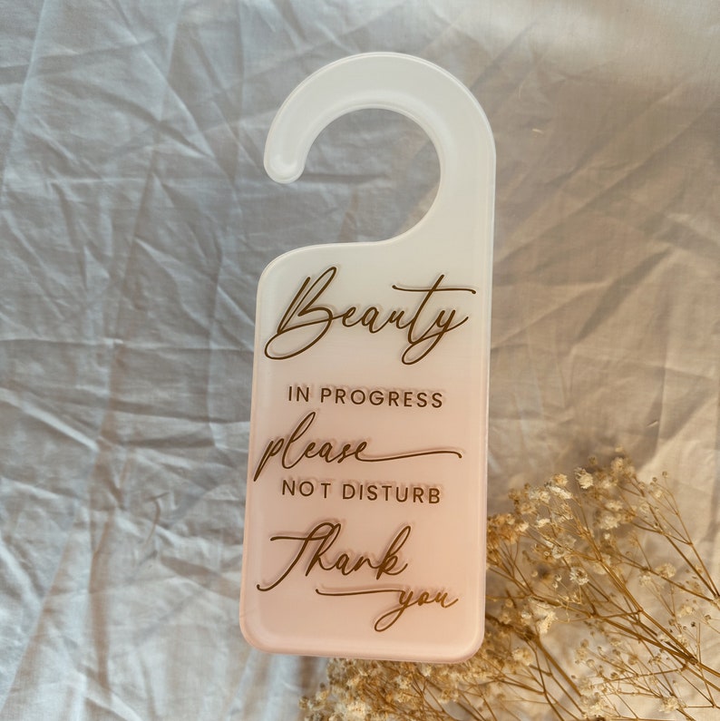 Custom Do Not Disturb Door Sign, Treatment Room Sign, Beauty Studio ...