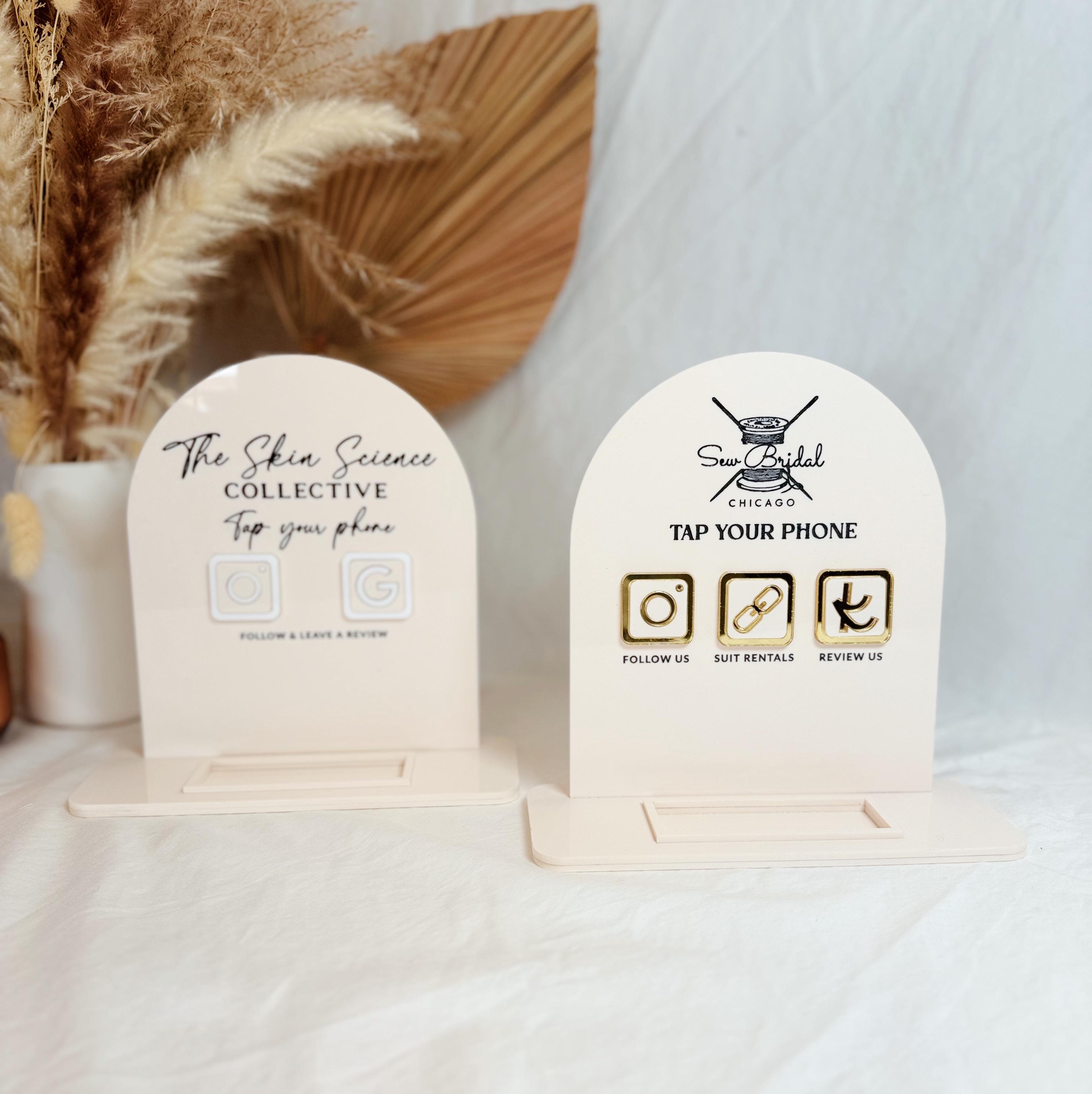 NFC Card Holder, Multi NFC Follow Us Display + Card Holder, NFC ...