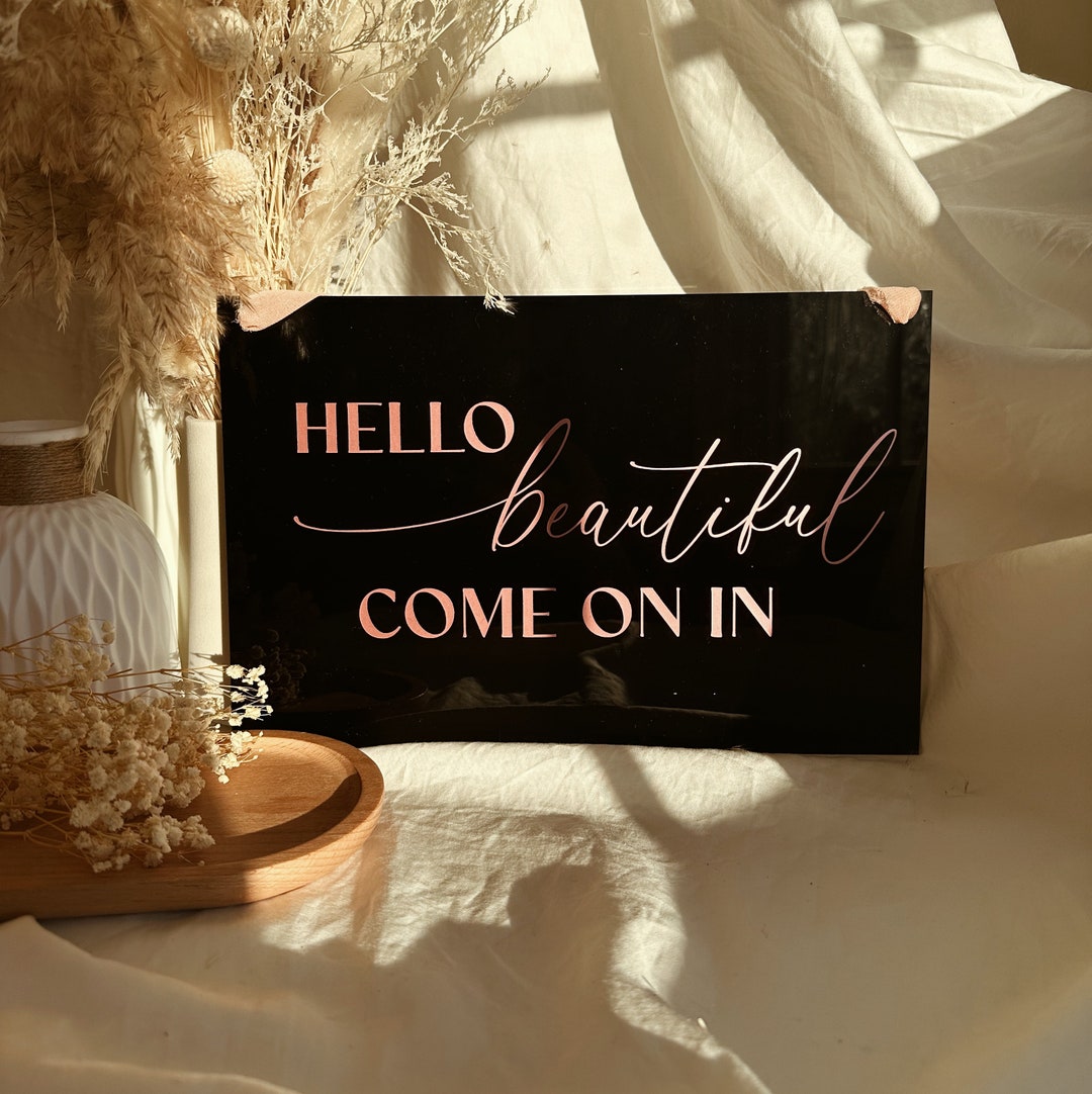 Reversible Open & Close Hanging Door Sign, Double Sided We're Open ...