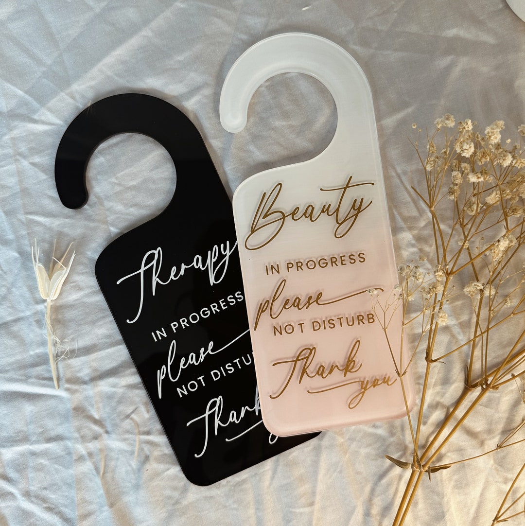 Custom Do Not Disturb Door Sign, Treatment Room Sign, Beauty Studio ...
