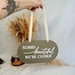 3D Reversible Open Close Hanging Door Sign, Double Sided We're Open ...