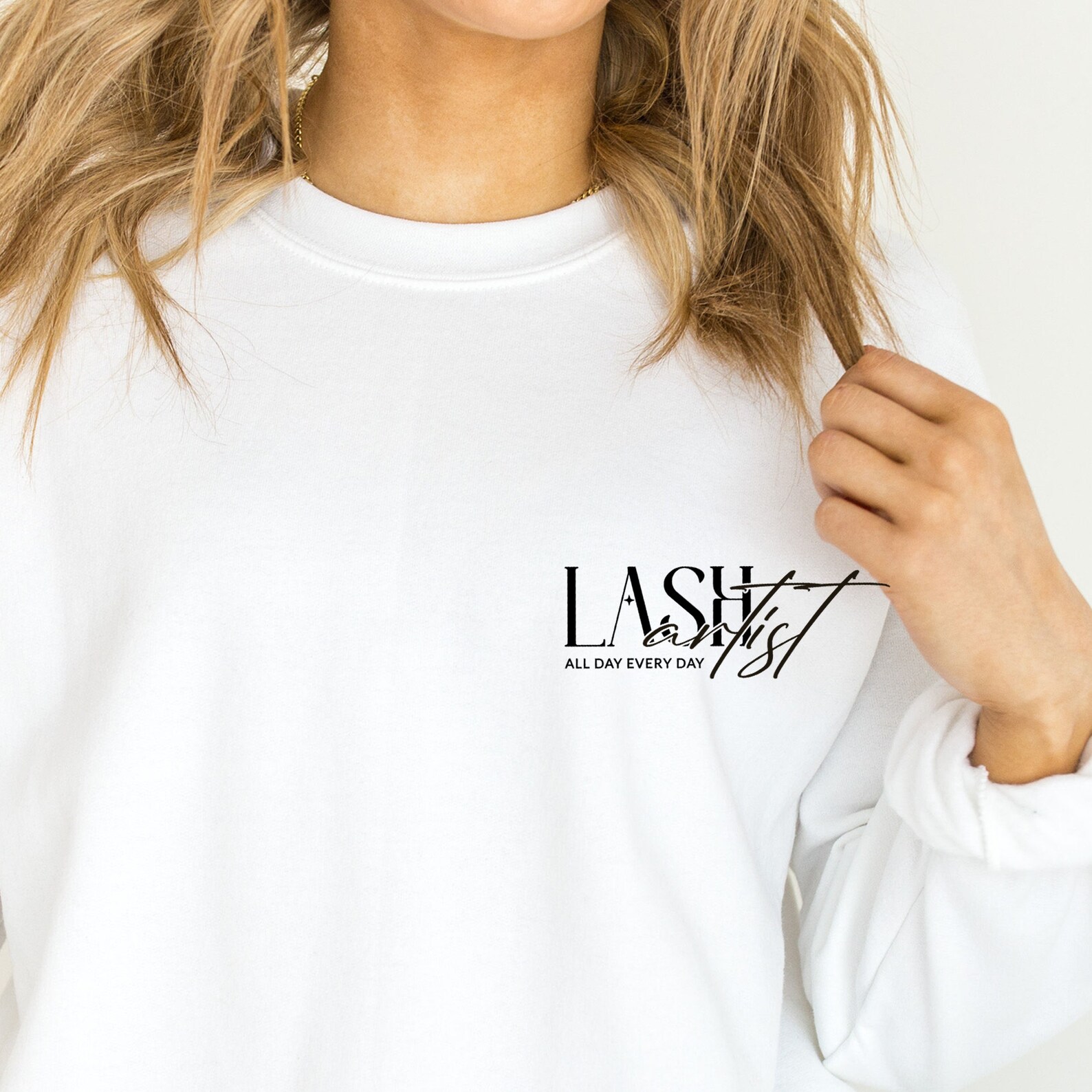 Lash Artist Sweatshirt, Eyelash Artist Grad Gift, Women Lash Boss Tee ...
