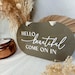 3D Reversible Open Close Hanging Door Sign, Double Sided We're Open ...