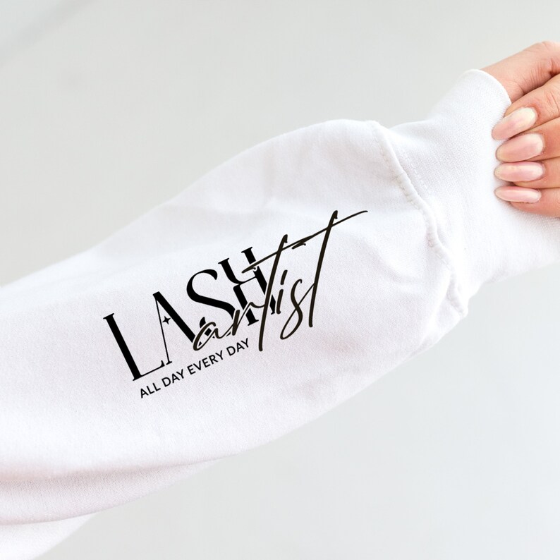 Lash Artist Sweatshirt, Eyelash Artist Grad Gift, Women Lash Boss Tee ...
