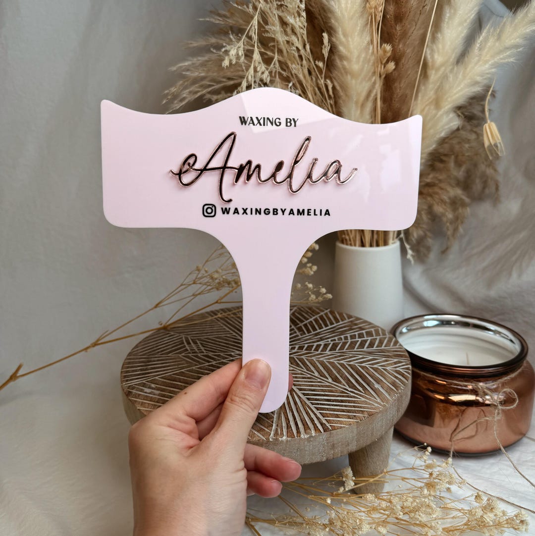 3D Acrylic Waxing Photo Prop, Salon Decor, Esthetician Beauty Studio ...