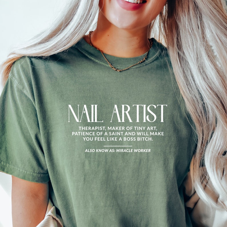 Nail Hustler Shirt, Funny Nail Artist Tshirt, Funny Manicurists Shirt ...