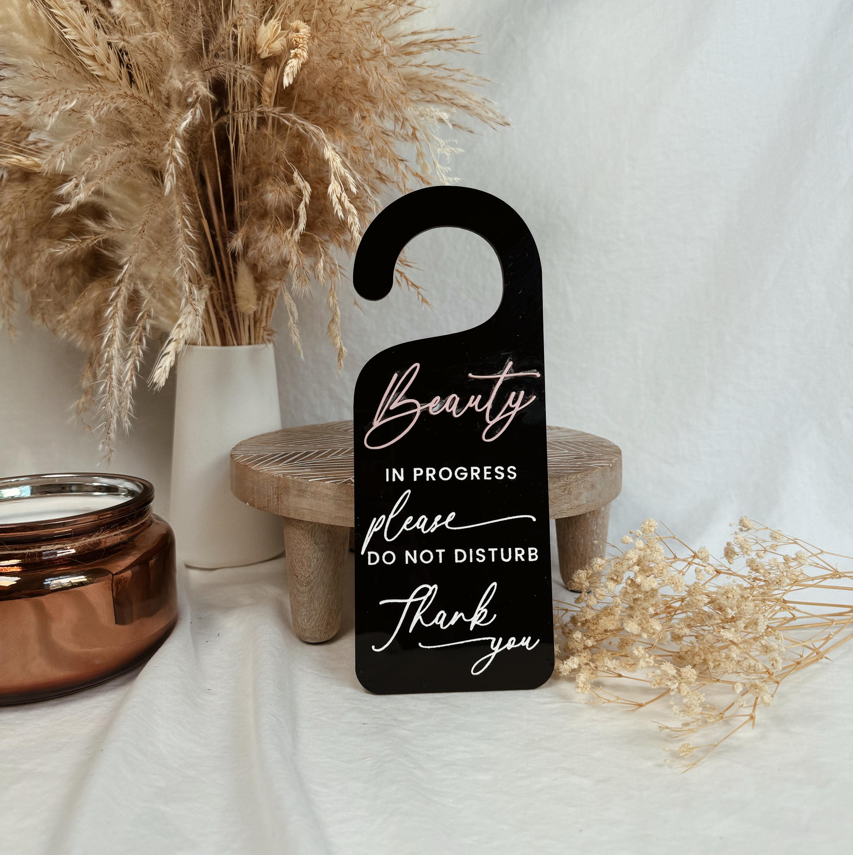 3D Custom Do Not Disturb Door Sign, Engraving Treatment Room Sign ...