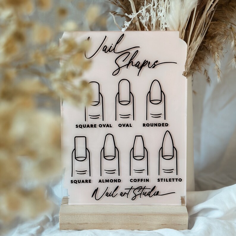 Unique Aesthetic Acrylic Nail Shapes Small Business - Etsy