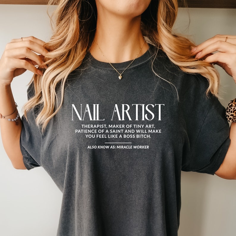 Nail Hustler Shirt, Funny Nail Artist Tshirt, Funny Manicurists Shirt ...