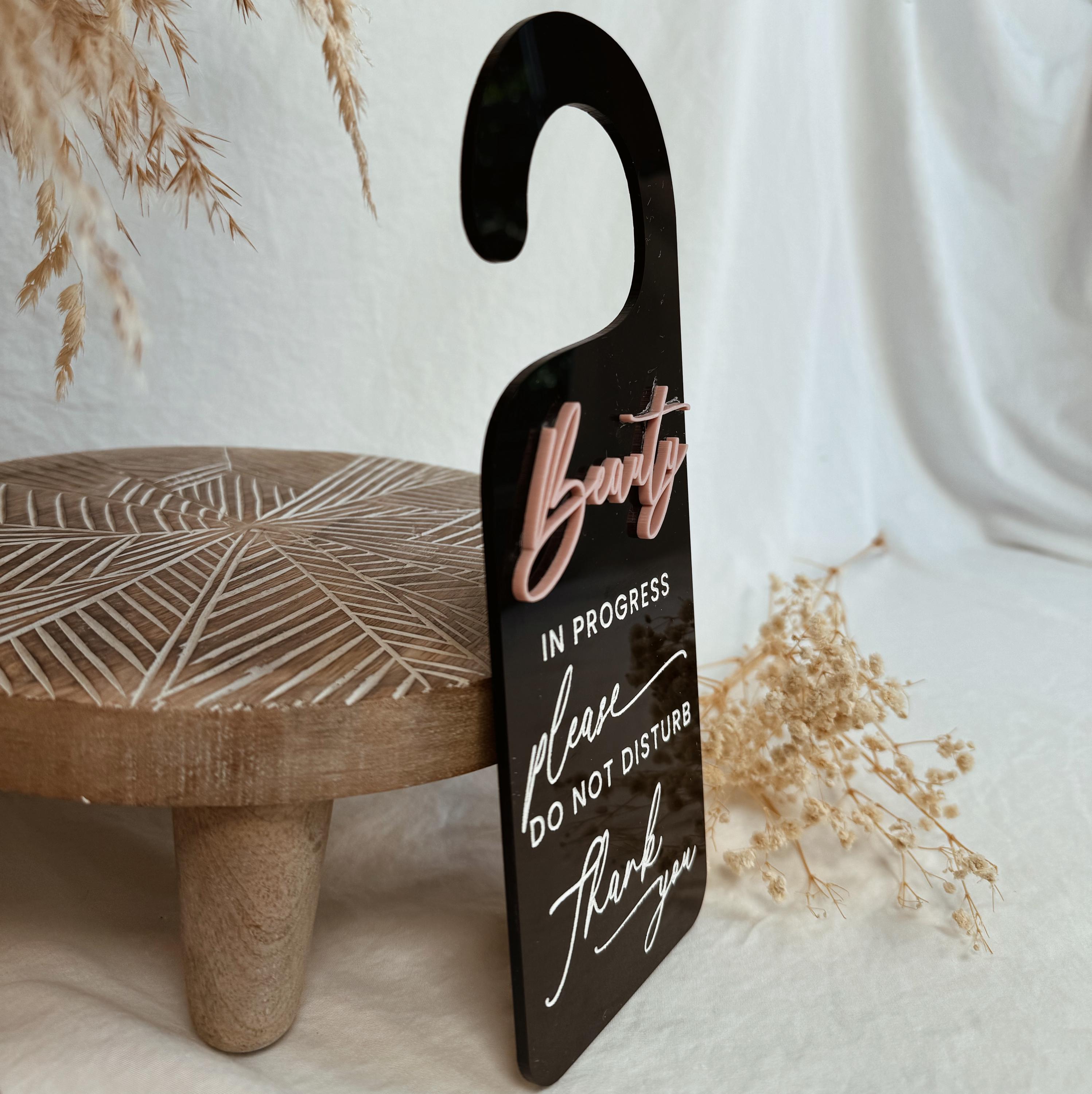 3D Custom Do Not Disturb Door Sign, Engraving Treatment Room Sign ...