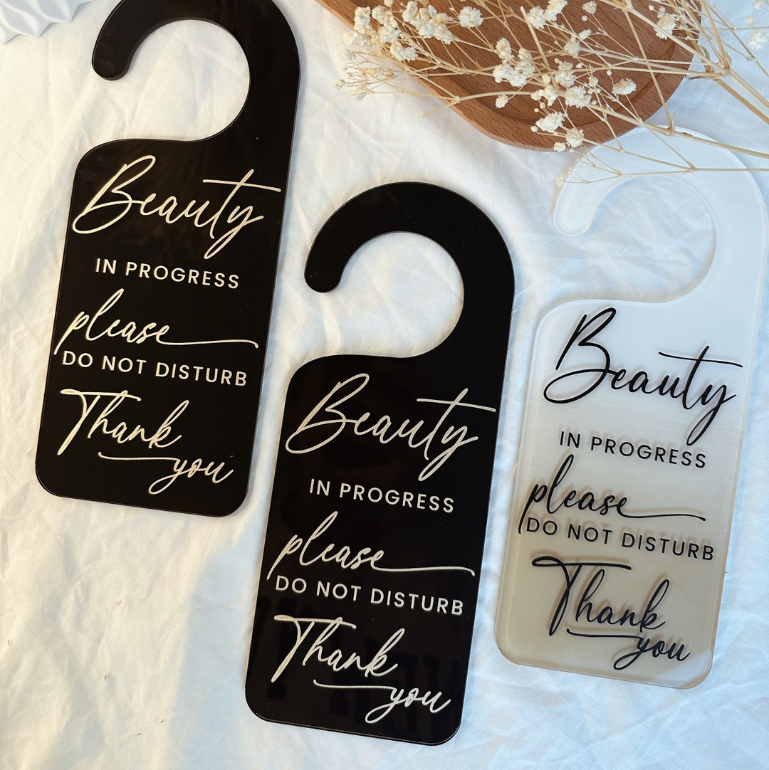 Treatment Room Sign, Custom Do Not Disturb Door Sign, in Session Sign ...