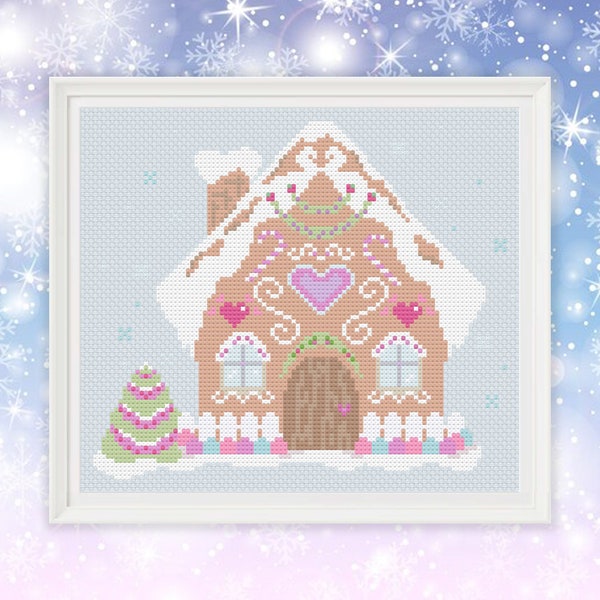 Cross Stitch Gingerbread - Etsy