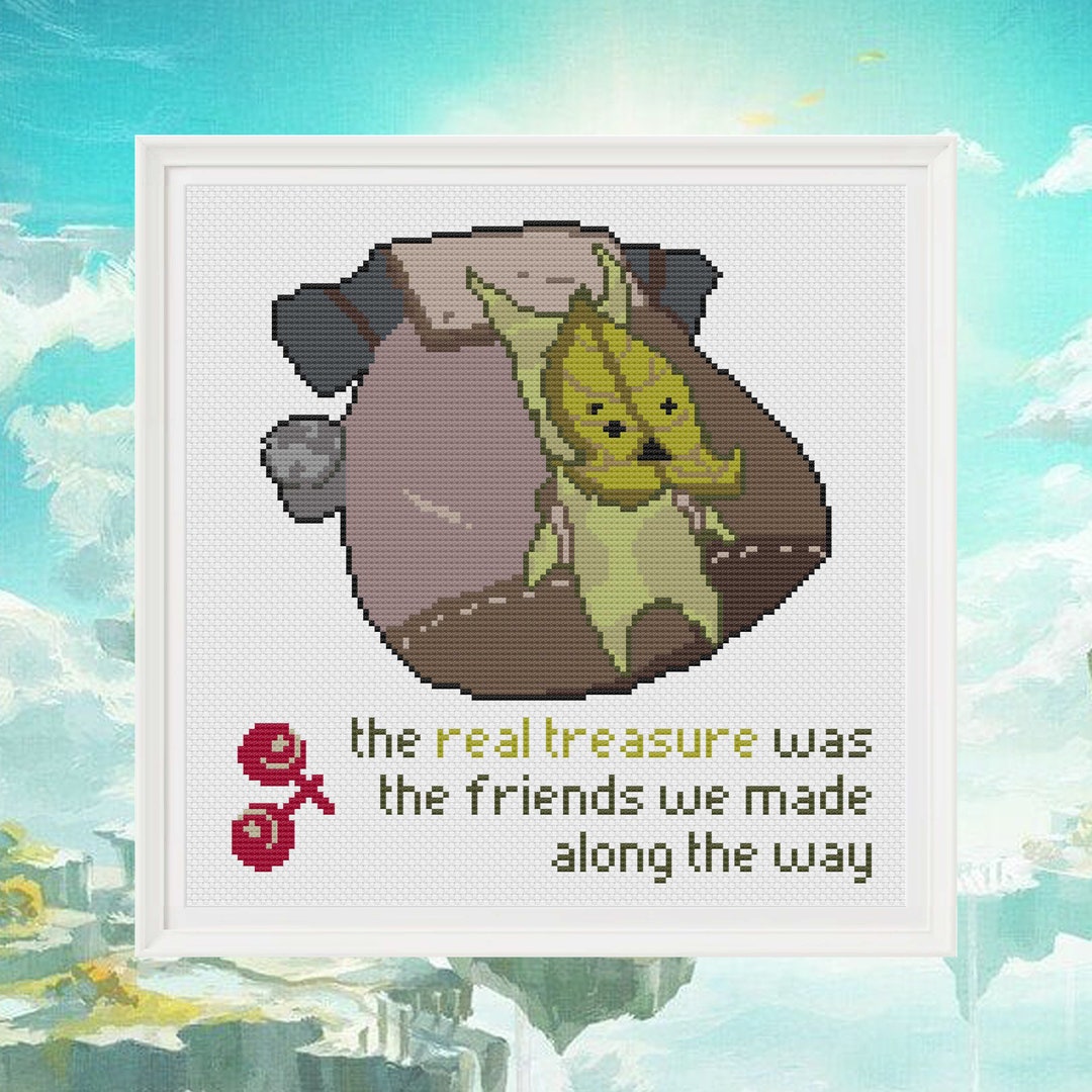Zelda Korok Cross Stitch Pattern: Easy Gaming Art (PDF Download) - Etsy