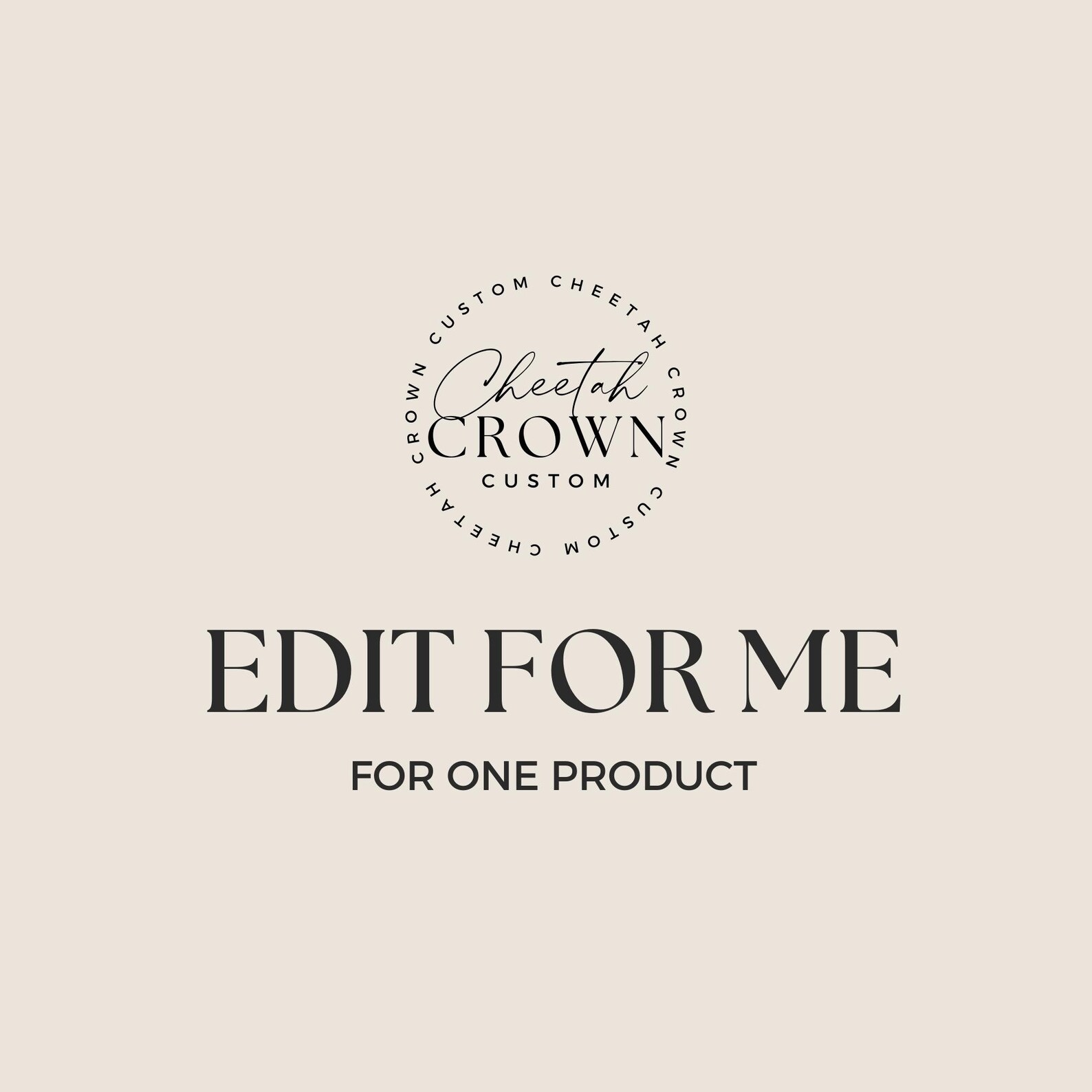 Edit It for Me for One Product - Etsy