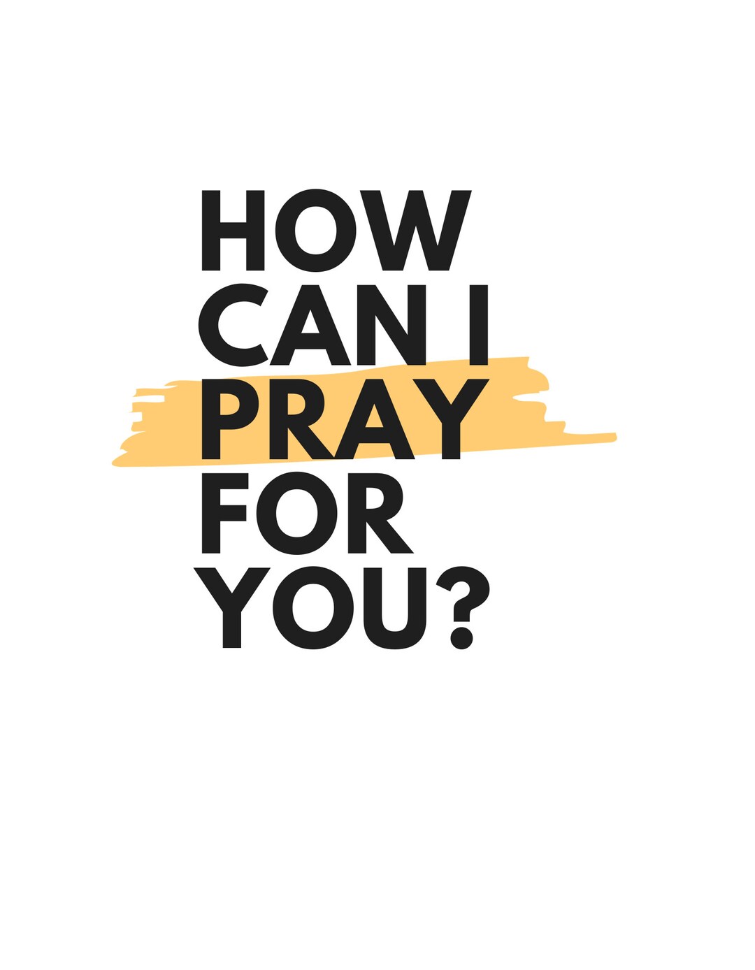 How Can I Pray for You | Digital | PNG - Etsy