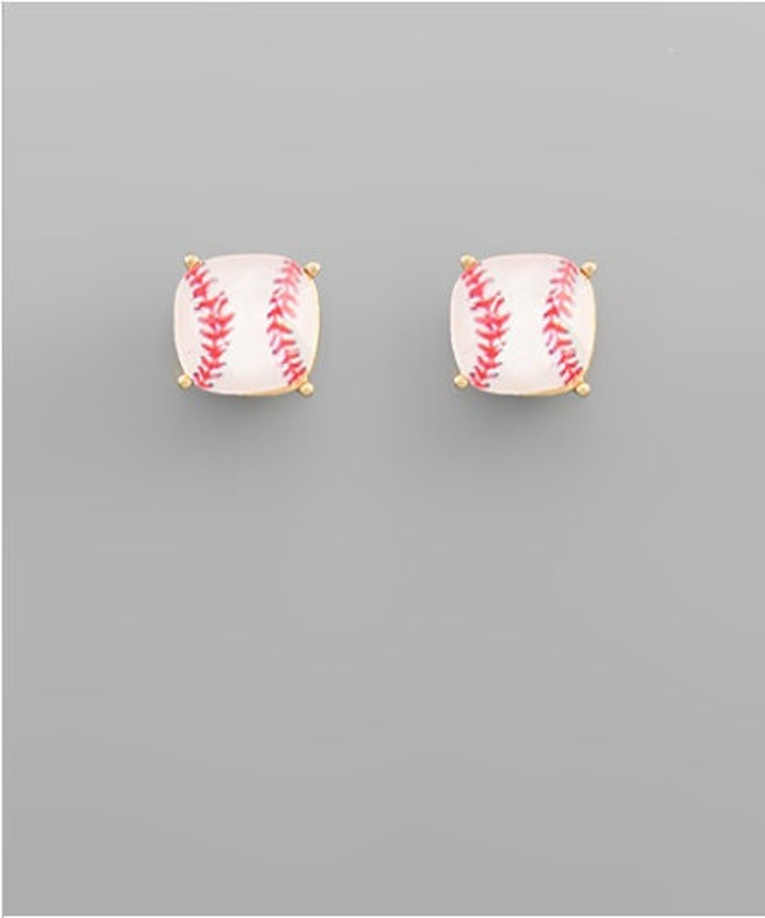 Baseball Stud Earrings, Baseball Earrings, Acrylic Earrings, Gameday ...