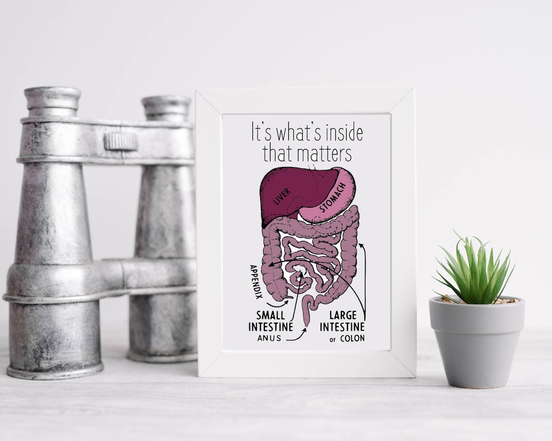 It's What's Inside Funny Printable Typography Art Poster - Etsy