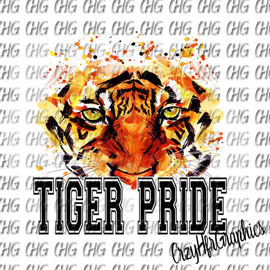 Tiger Pride Tigers Sublimation Digital Design PNG - Etsy