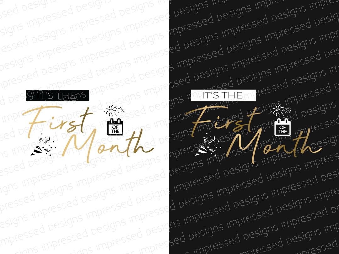It's the First of the Month, Holiday PNG, Holiday Designs, New Year's ...