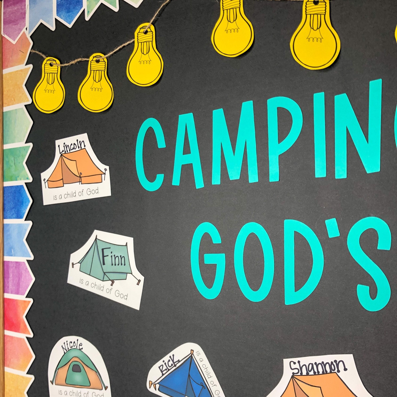 Back to School Bulletin Board | Catholic | Camping - Etsy