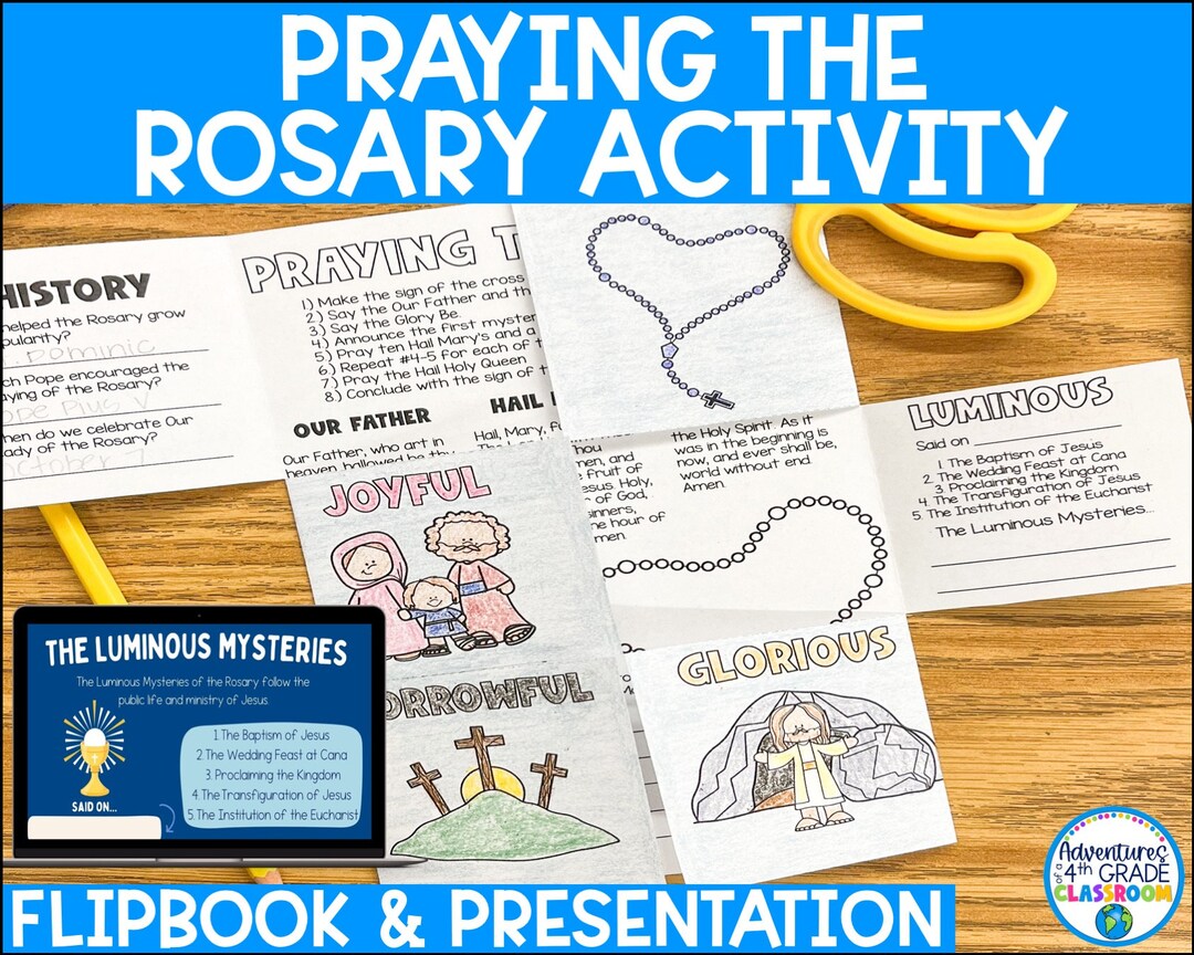 Rosary Activity Our Lady of the Rosary - Etsy