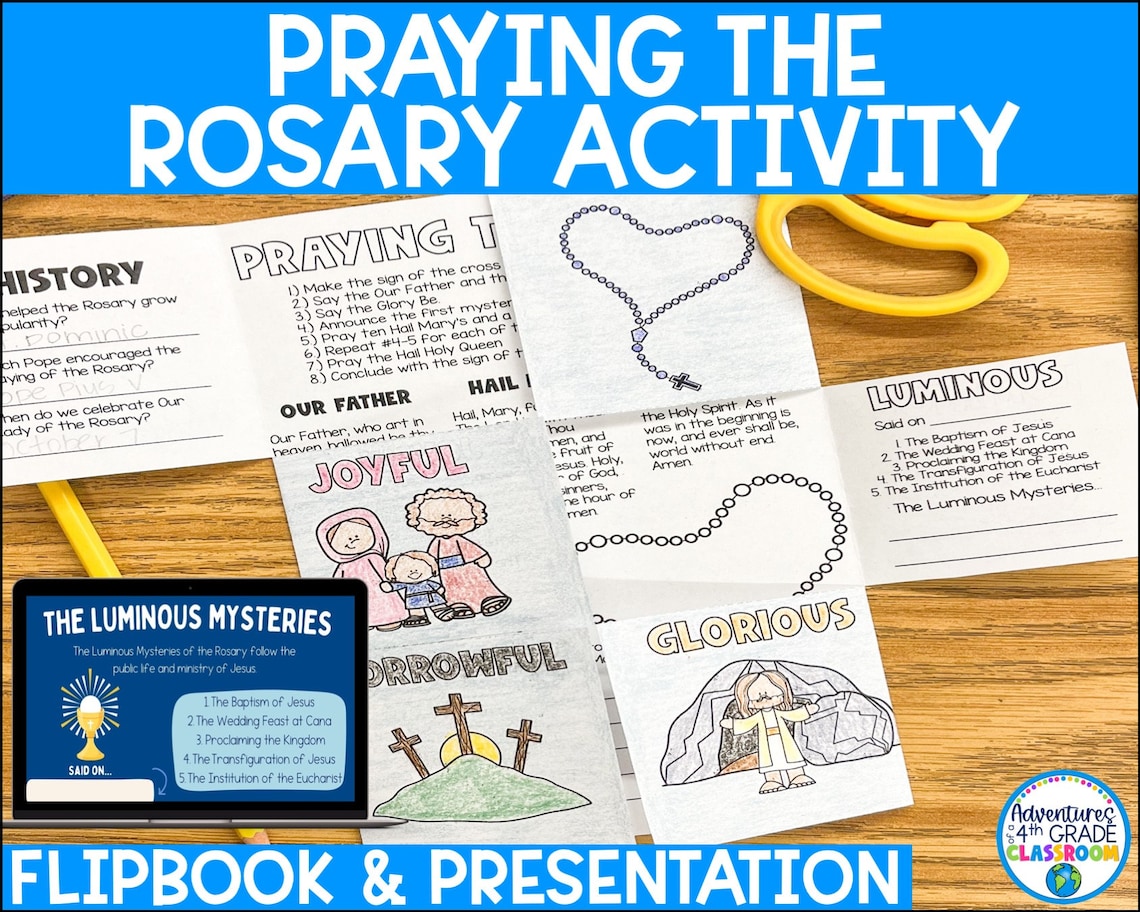 Rosary Activity Our Lady of the Rosary - Etsy