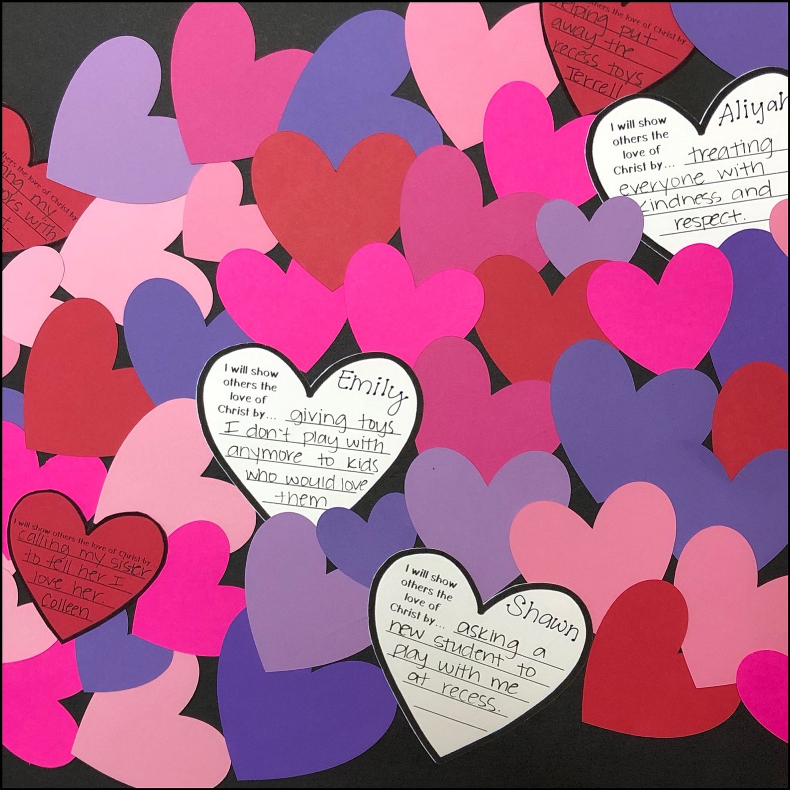 Valentine's Day Bulletin Board Set | St. Valentine | Catholic - Etsy