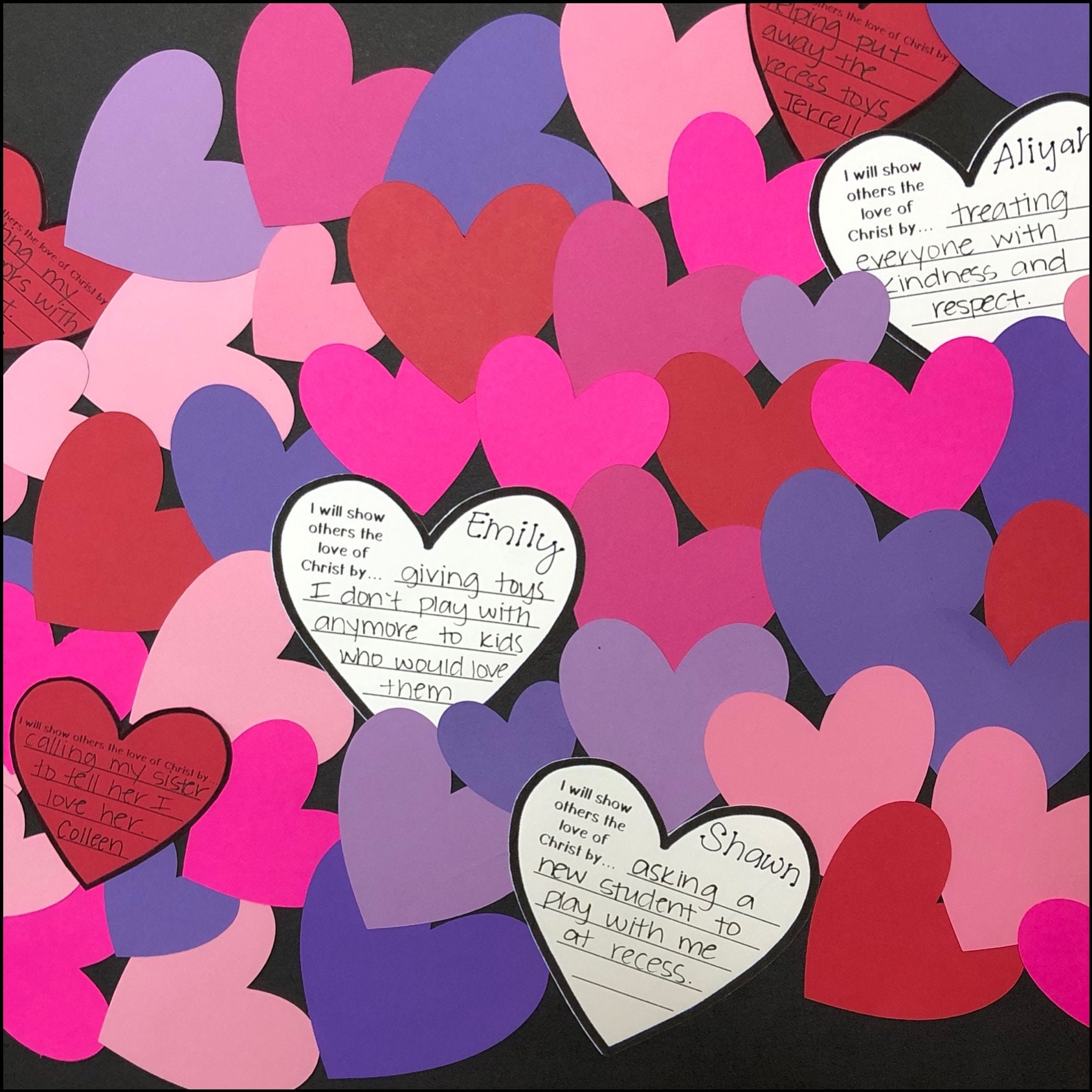 Valentine's Day Bulletin Board Set | St. Valentine | Catholic - Etsy