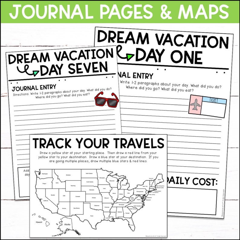 Plan a Dream Vacation: Project Based Learning | Printable - Etsy